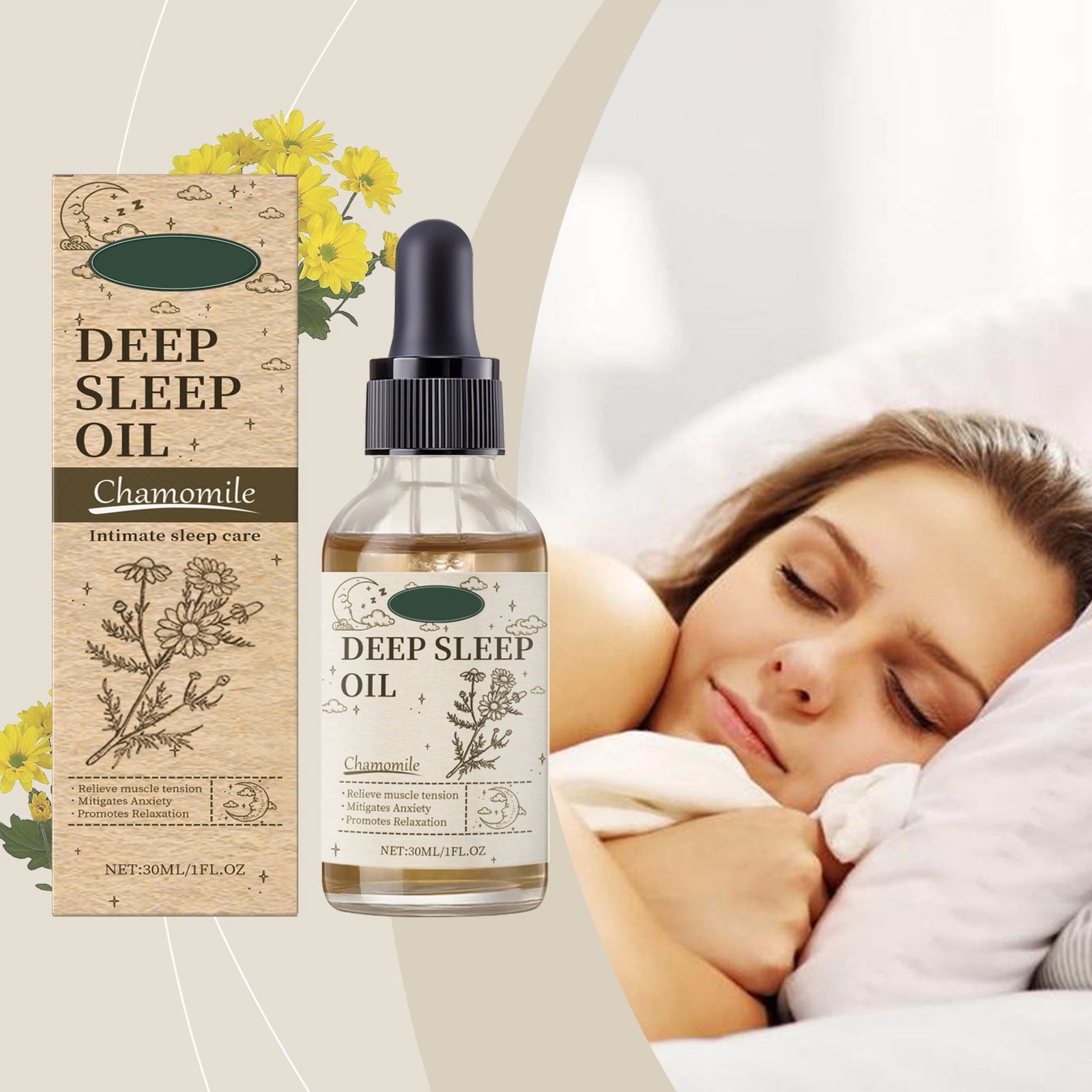 Hunyinhhh Chamomile Sleep Oil Bedtime Fragrance For Air Purifier ...