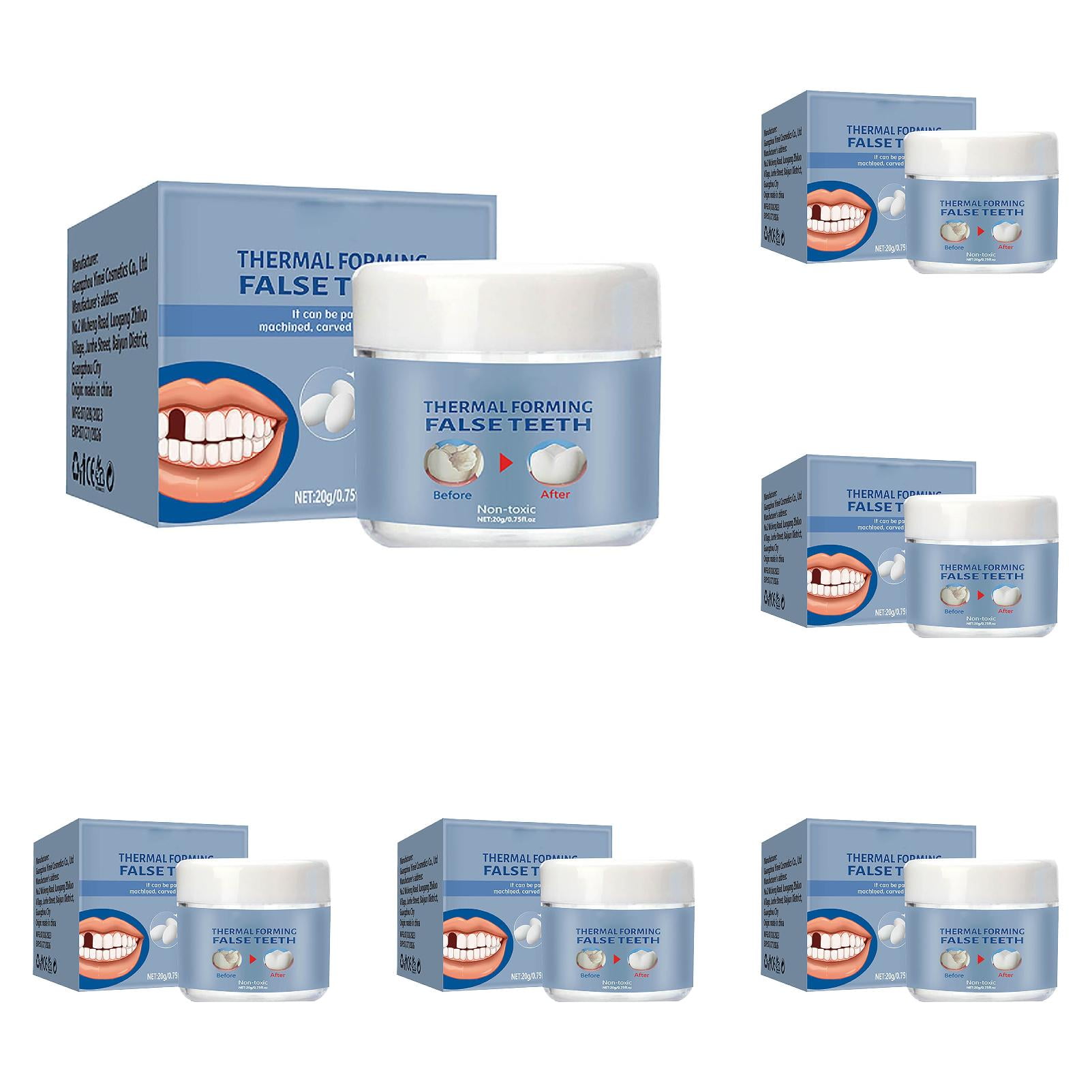 Hunyinhhh Filler For Front Teeth Moldable Glue For Teeth Natural Look ...