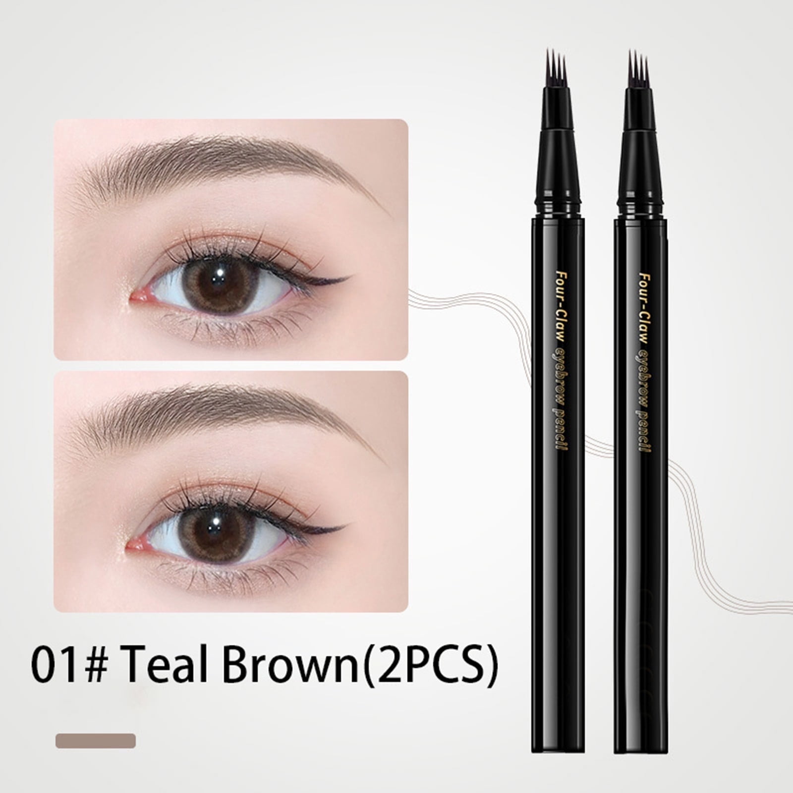 Hunyinhhh Microblading Eyebrow Pencil Water Proof Eyebrow Pencil 4 Fork ...
