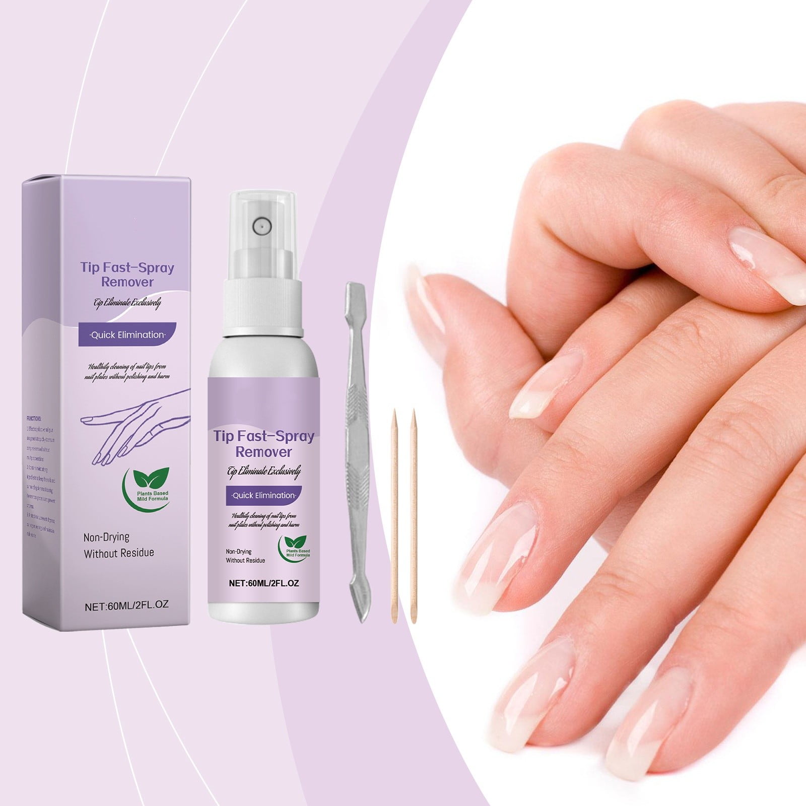 Hunyinhhh Nail Polish Remover Nail Polish Remover Is Mild And Non ...