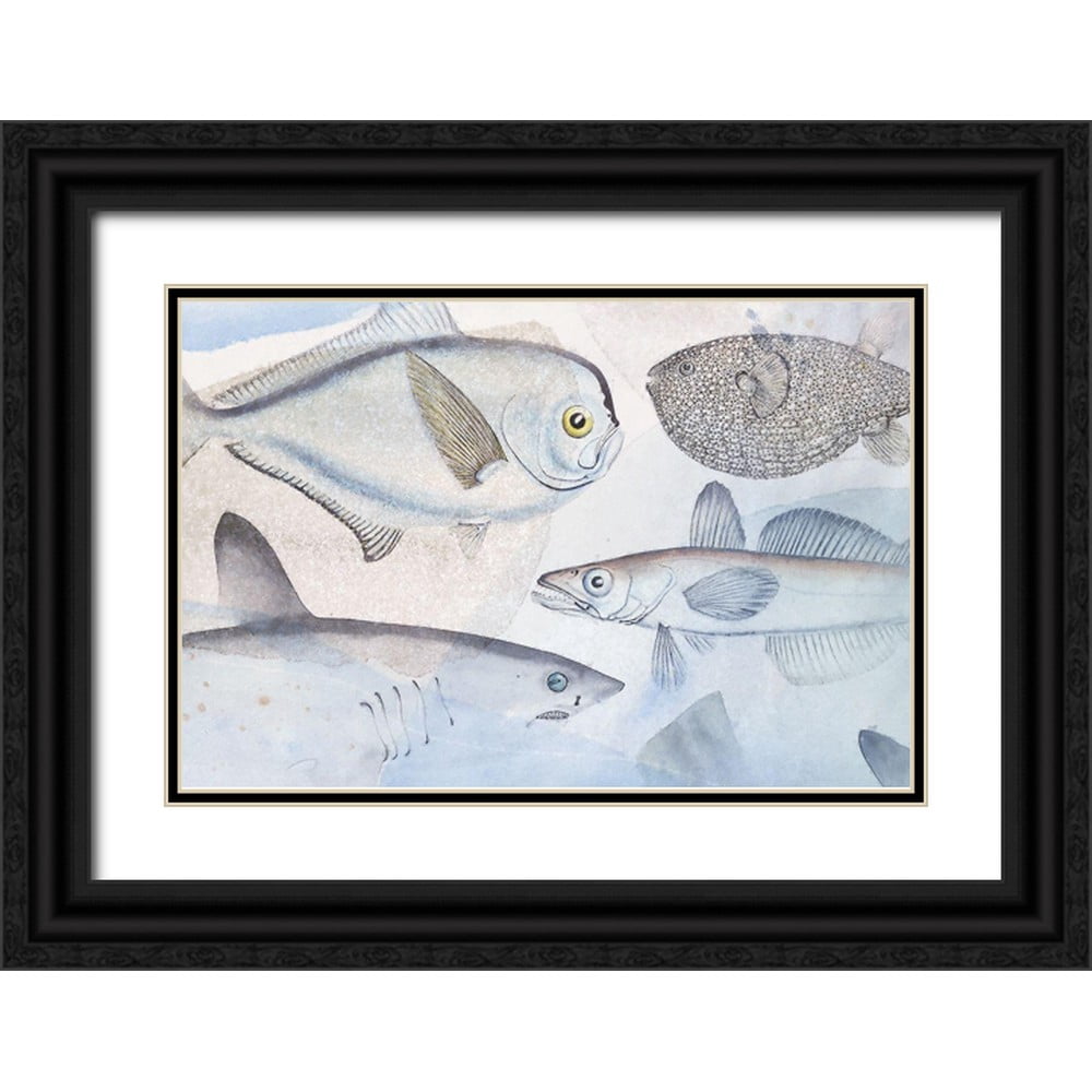 Hunziker, Steve 14x11 Black Ornate Wood Framed with Double Matting ...