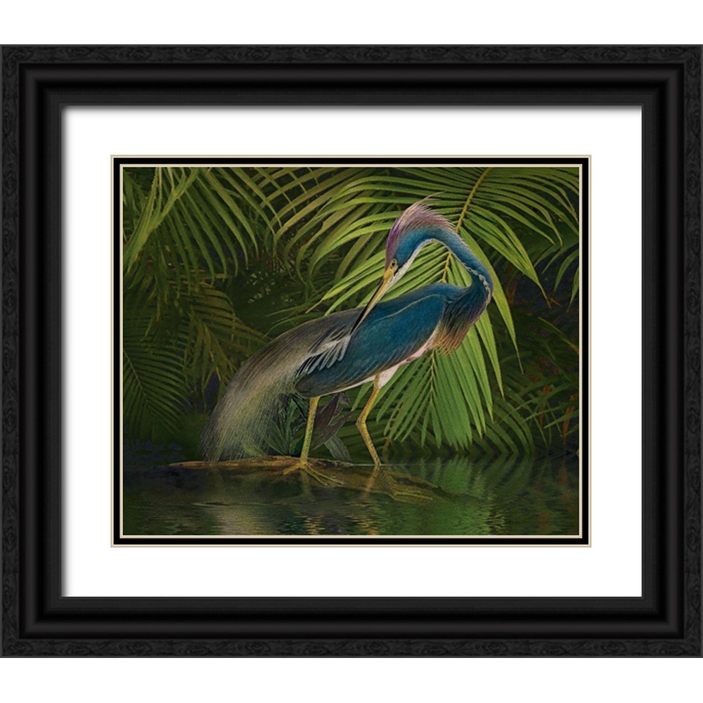 Hunziker, Steve 14x12 Black Ornate Wood Framed with Double Matting ...