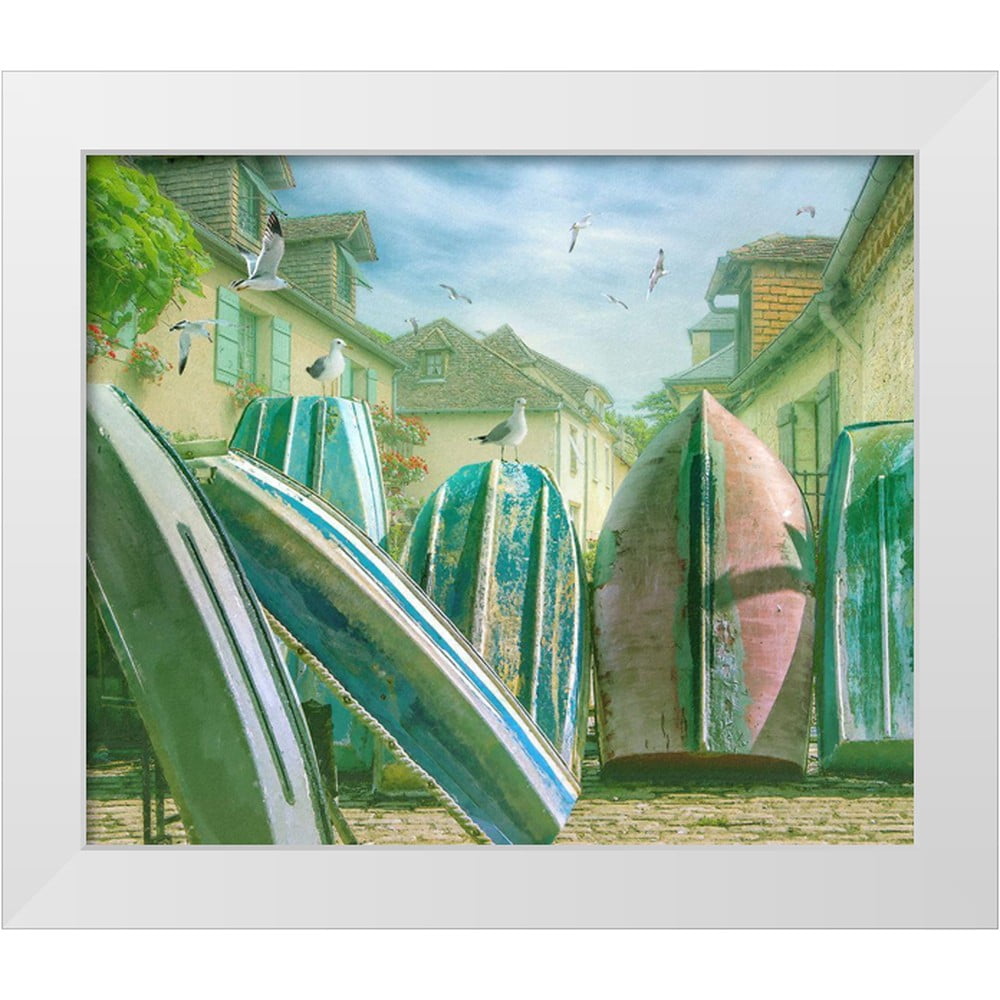 Hunziker, Steve 14x12 White Modern Wood Framed Museum Art Print Titled ...