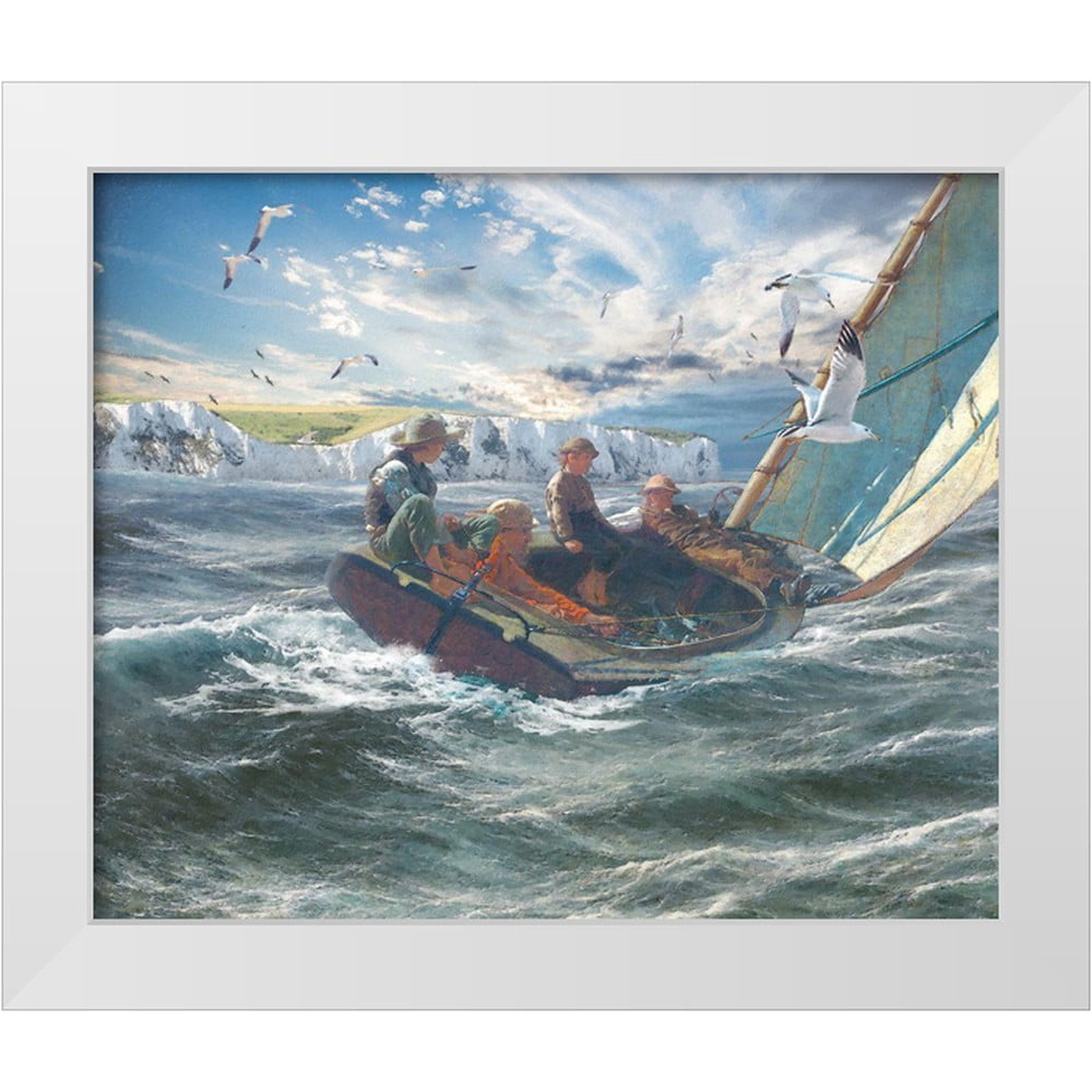 Hunziker, Steve 14x12 White Modern Wood Framed Museum Art Print Titled ...