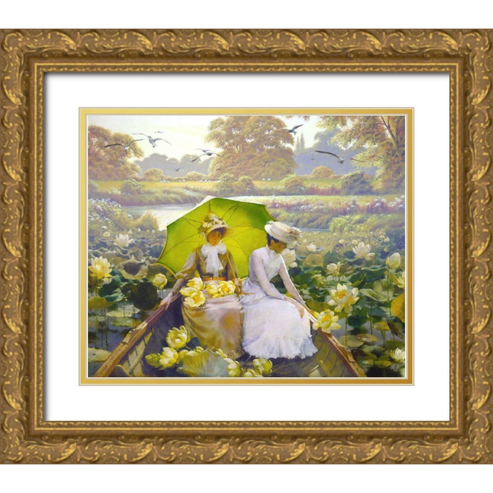 Hunziker, Steve 17x15 Gold Ornate Wood Framed with Double Matting ...