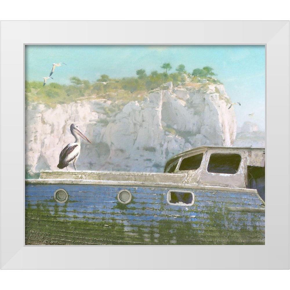 Hunziker, Steve 17x15 White Modern Wood Framed Museum Art Print Titled ...