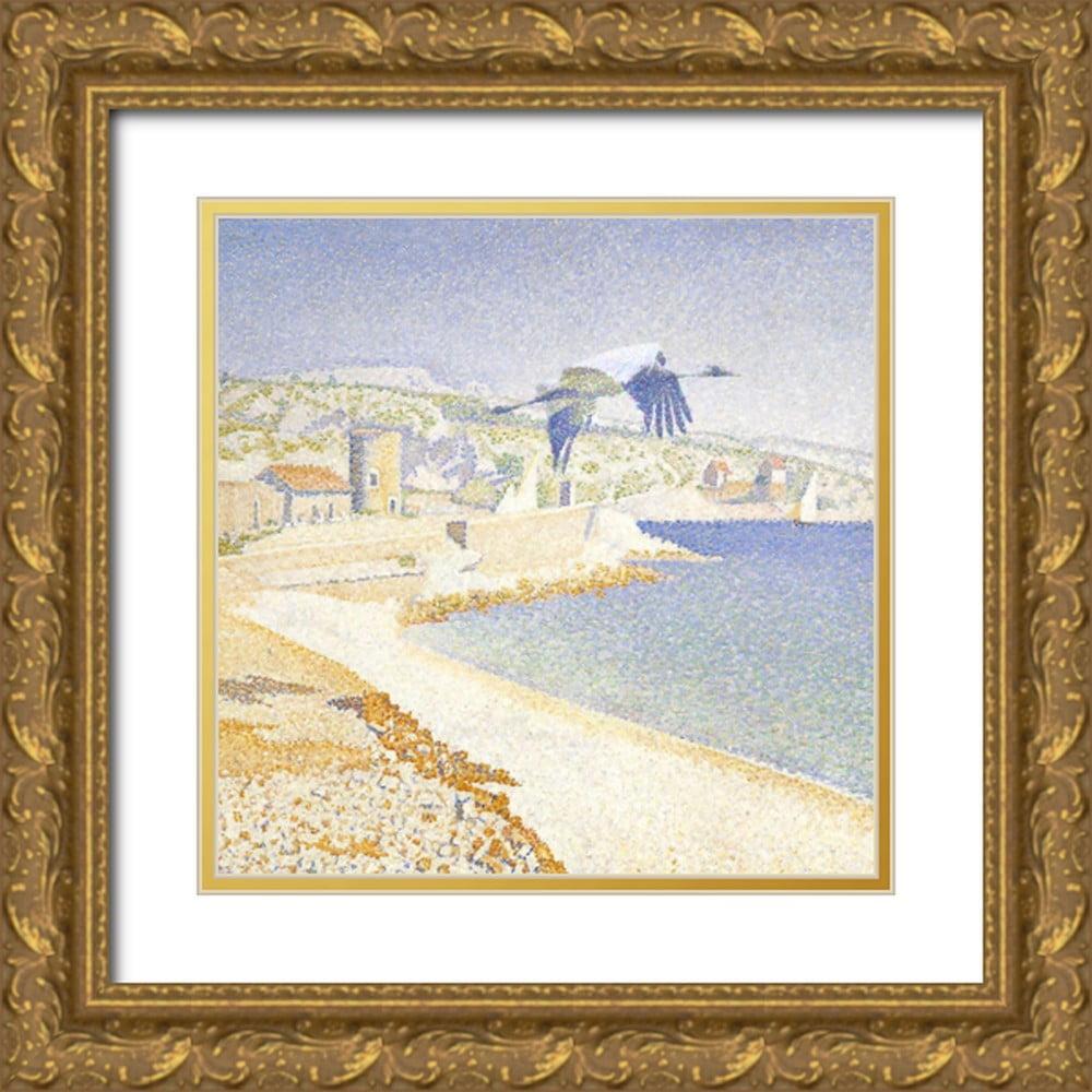 Hunziker, Steve 20x20 Gold Ornate Wood Framed with Double Matting ...