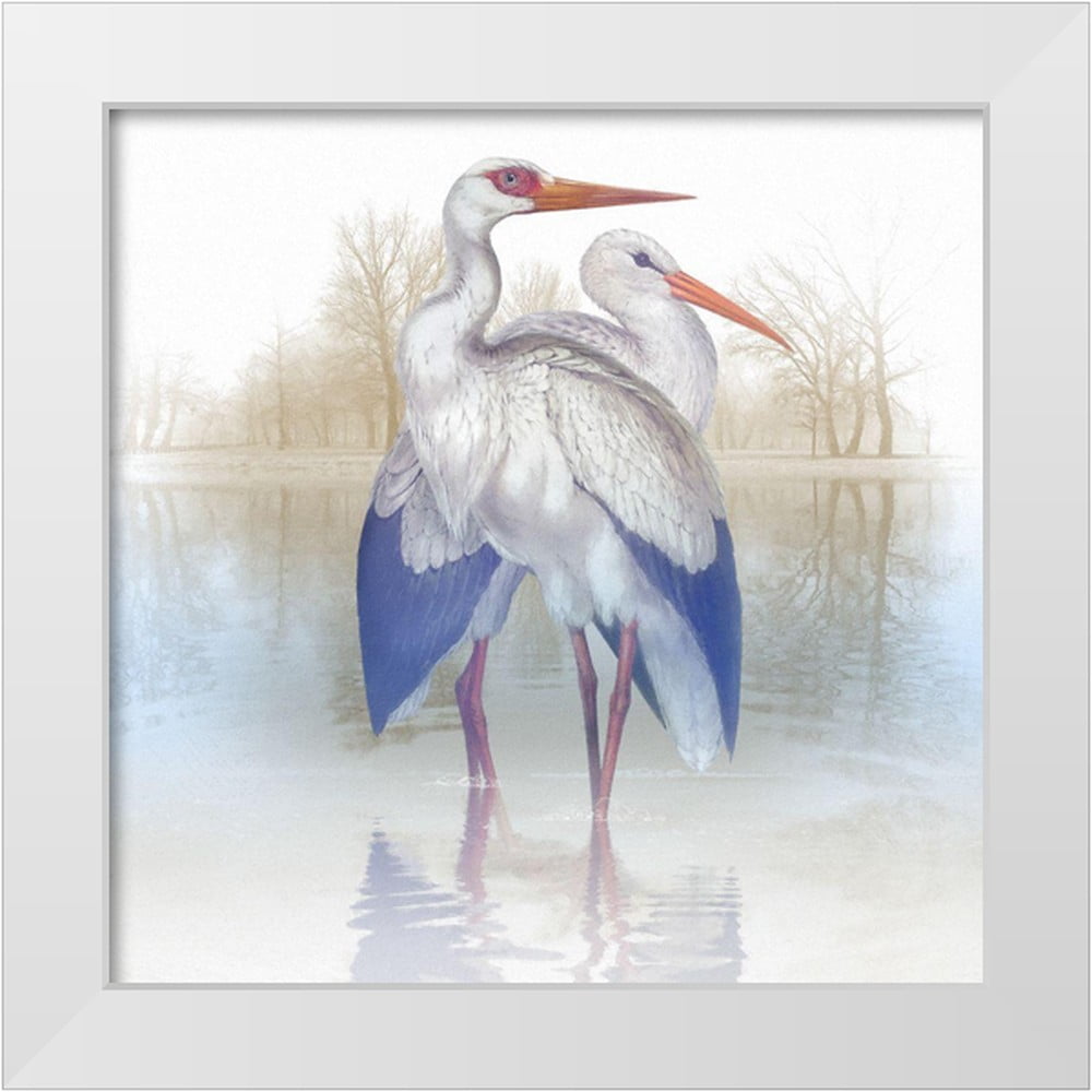 Hunziker, Steve 26x26 White Modern Wood Framed Museum Art Print Titled ...
