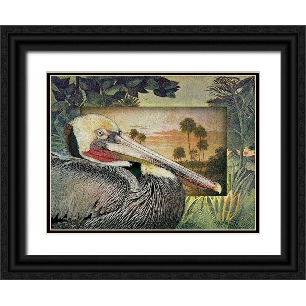 Hunziker, Steve 32x25 Black Ornate Wood Framed with Double Matting ...