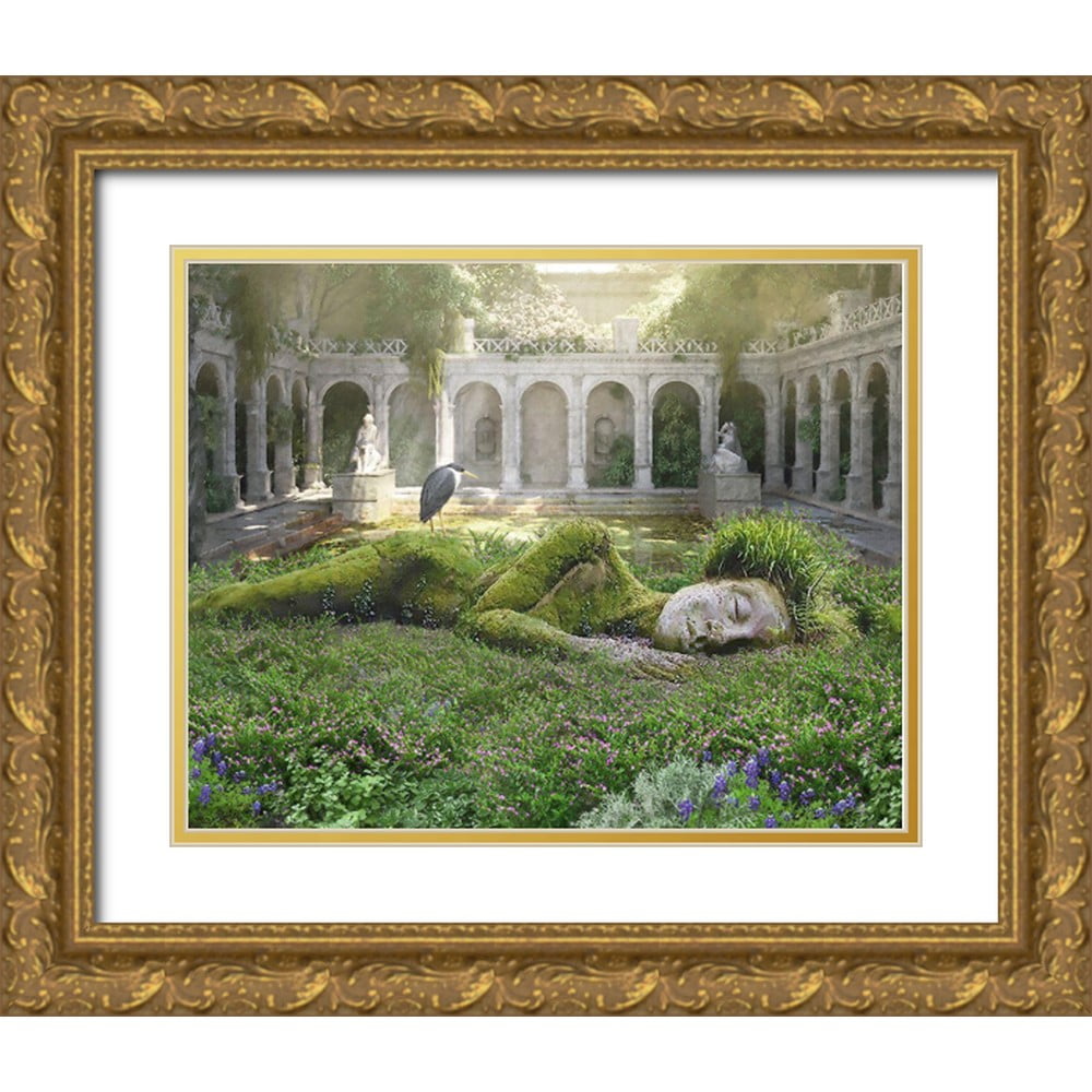 Hunziker, Steve 32x26 Gold Ornate Wood Framed with Double Matting ...