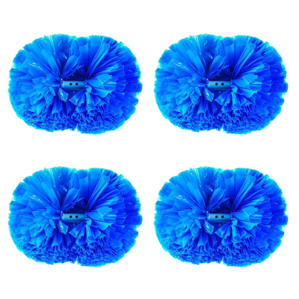 Professional Cheer Poms PE Crafted Flowers Cheer Poms Logo-Ready for ...