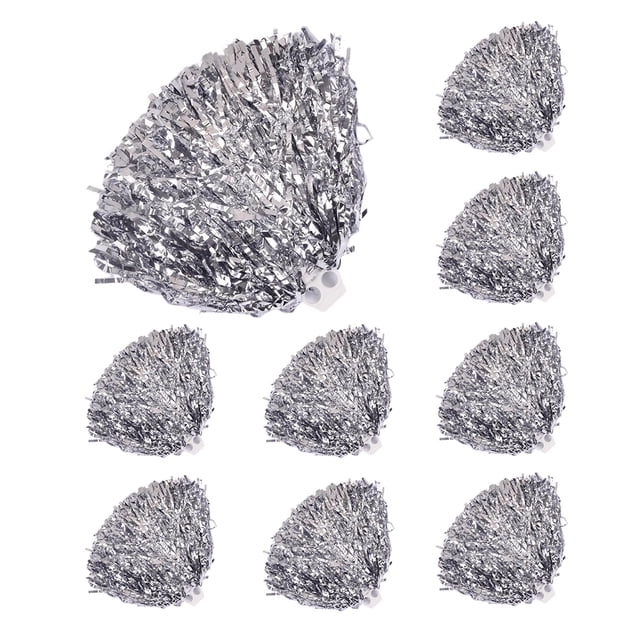Huonawei Semi-PVC Cheer Poms 55g Handheld Flower Design Cheerleading ...