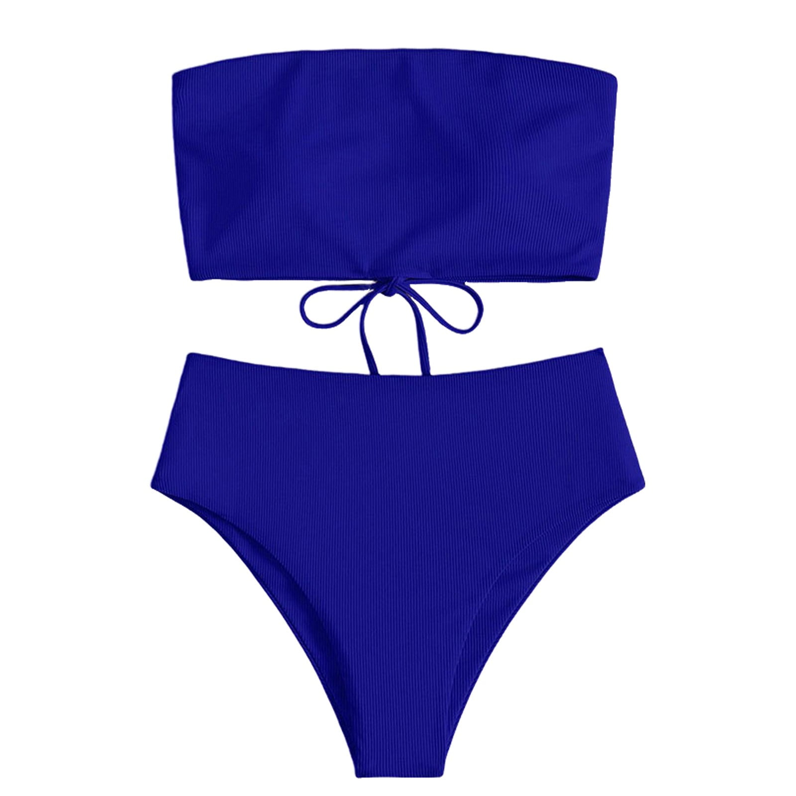 Huowey 2025 Women Sexy Cute Split Bikini Swimsuit High Waisted Bikini ...