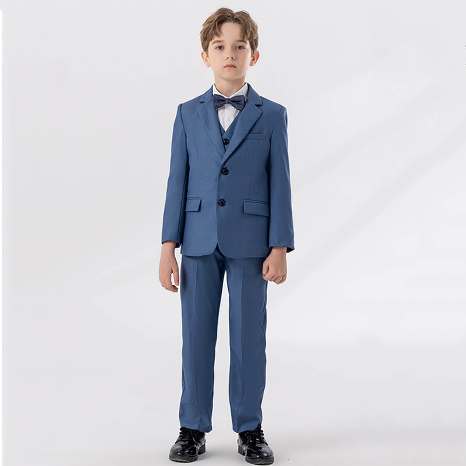 CUZIBR Baby Boy Outfits Formal Suits Outfits 4 Piece Tuxedo Set Slim ...