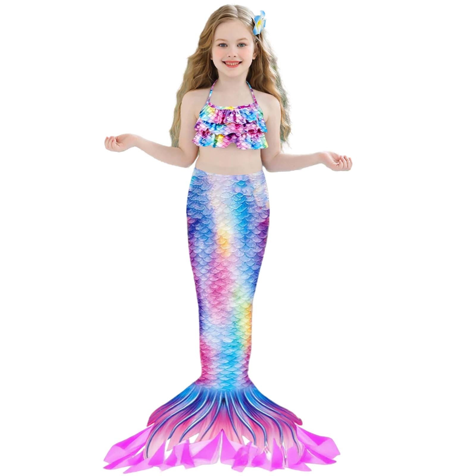 Huowey Baby Girl Swimsuit Summer Spaghetti Strap Gradient Printed ...