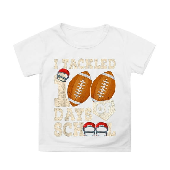 Huowey Boys Graphic 67 Shirt Short Sleeve Cute Ice Cream Print Round ...