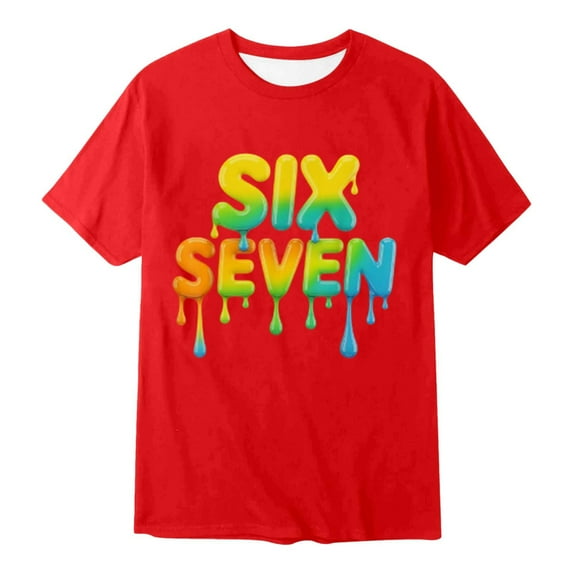 Huowey Boys Graphic 67 Shirt Short Sleeve Cute Ice Cream Print Round ...