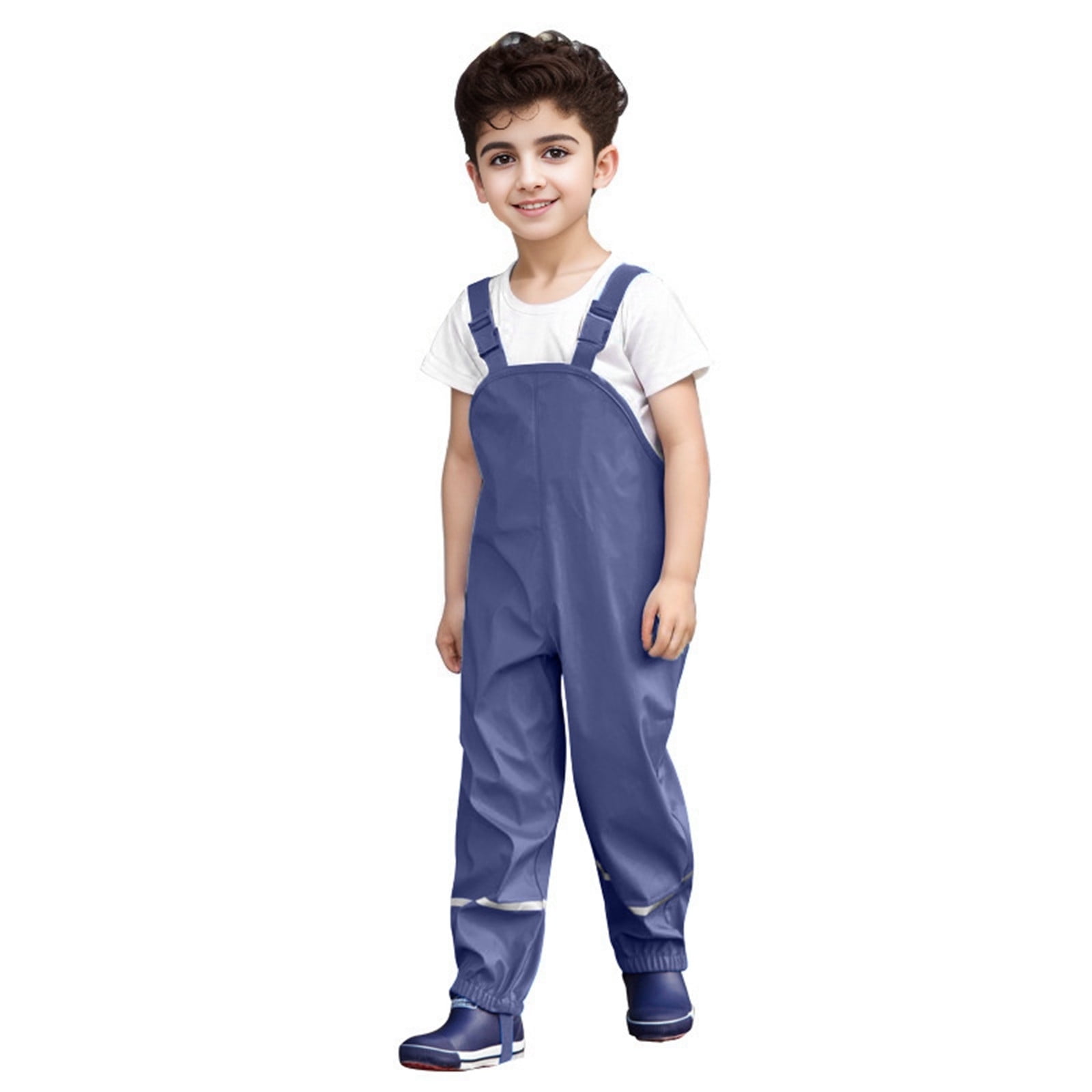 Huowey Children Rain Suit Mud Trousers Rain Dungarees Unlined Wind And ...