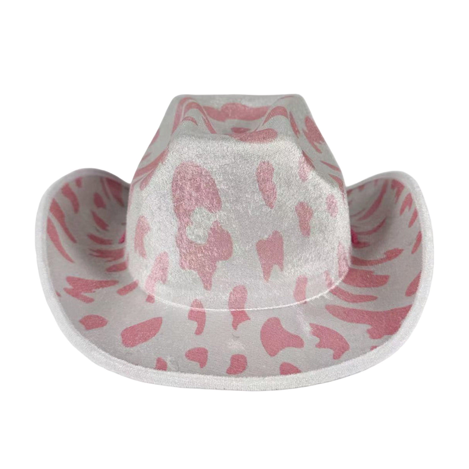Huowey Children'S Hat Leopard Print Stripped Casual Wide Brim Cowboy ...