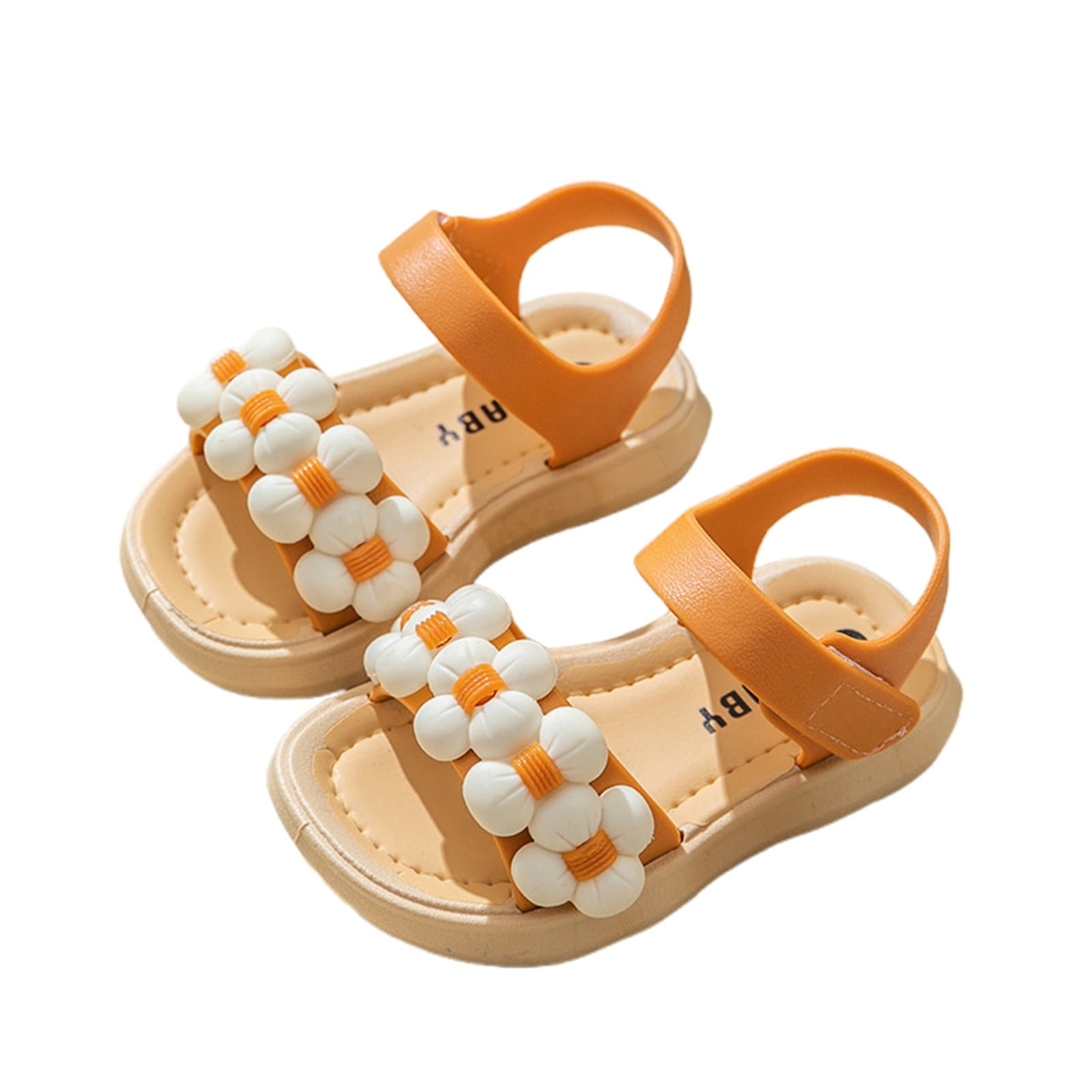 Huowey Childrens Sandals Thickened Soft Sole Open Toe Flat Sandals ...
