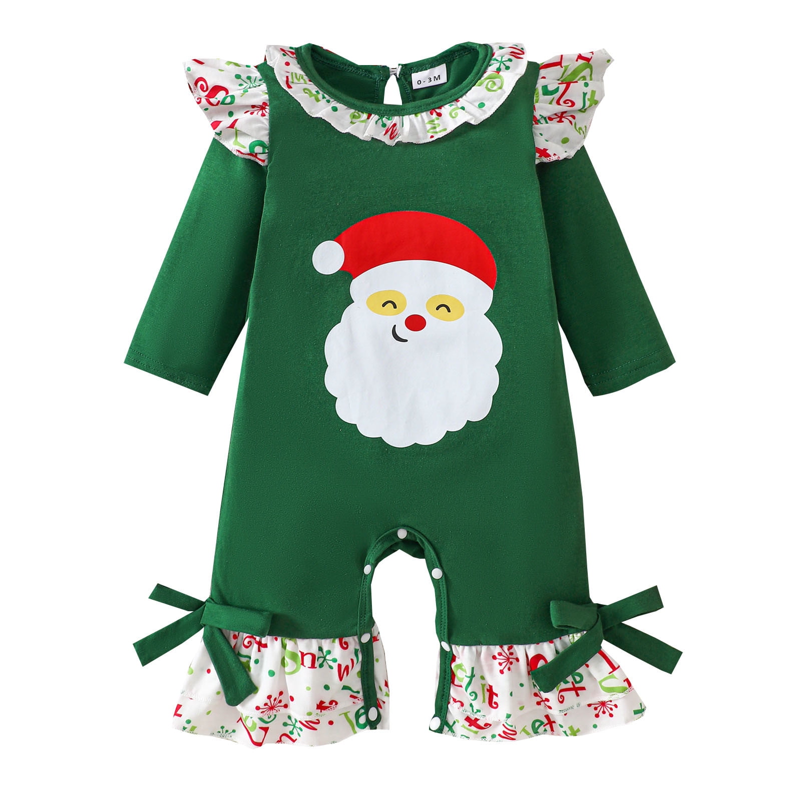 Huowey Fall Outfits For Boys Cute Christmas Tree Cartoon Print Bow ...