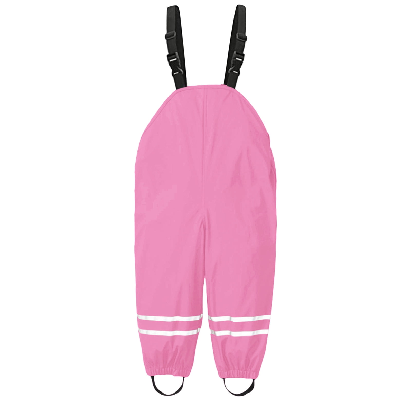 Huowey Girls Boys Baby Rain Suit Mud Trousers Rain Dungarees Unlined Wind And Waterproof Rain ...