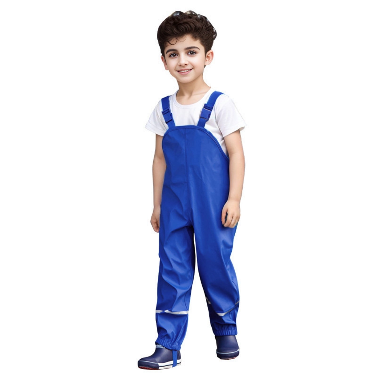 Huowey Girls Rain Suit Mud Trousers Rain Dungarees Unlined Wind And ...