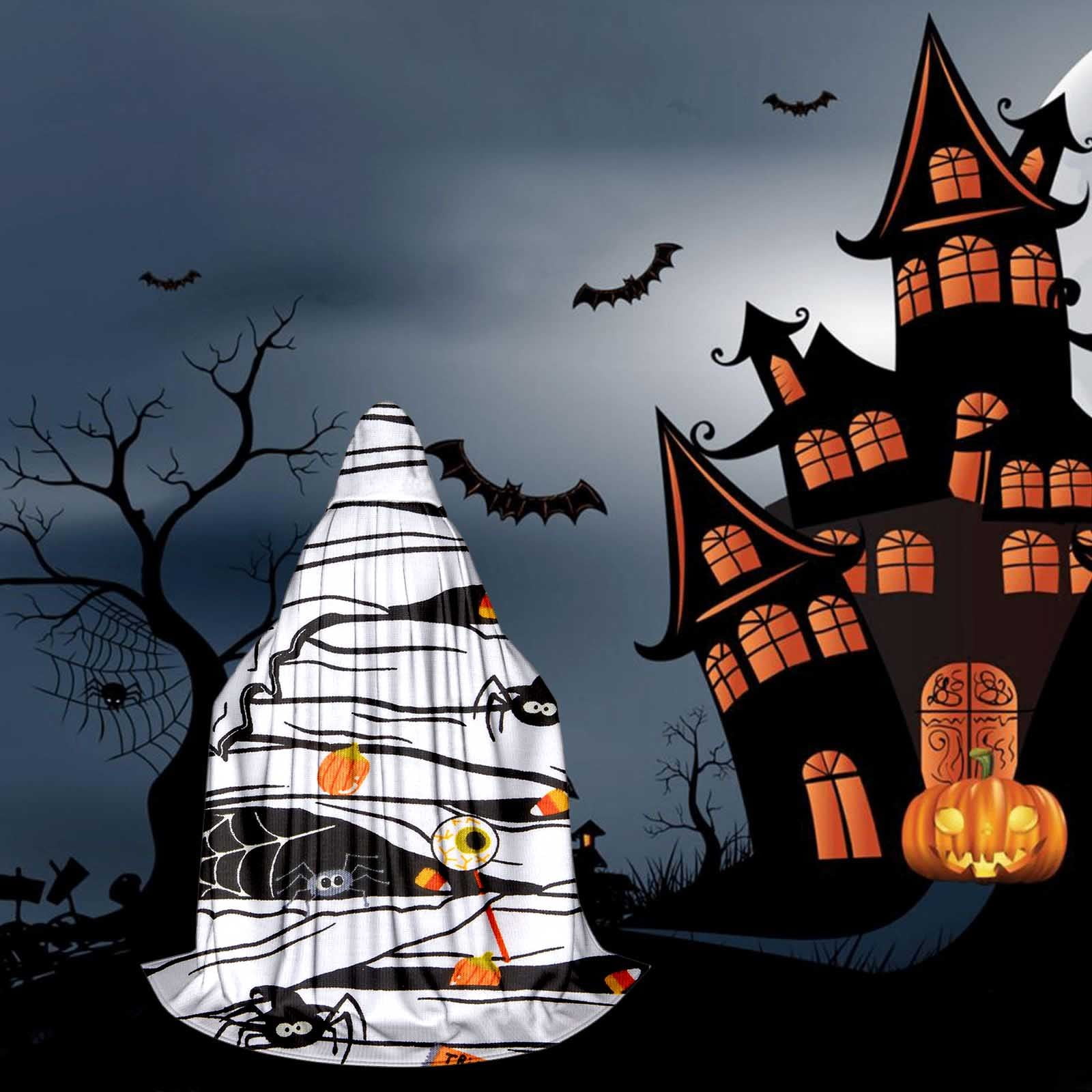 Huowey Halloween Robe Family Matching Set Hooded Cute Pumpkin Bat ...