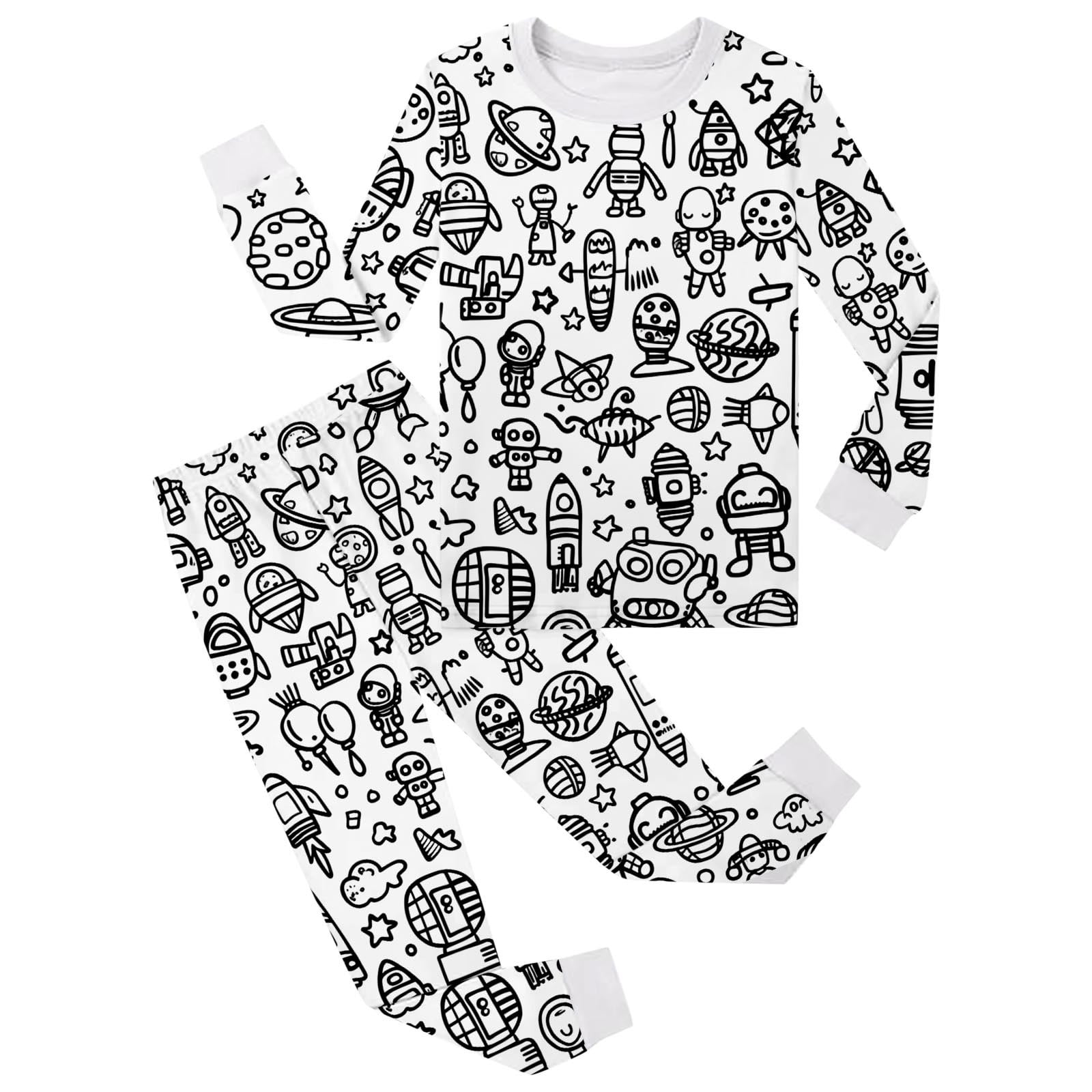 Huowey Kids Handmade Doodle Sketch Colouring Cute Cartoon Hand Painted ...