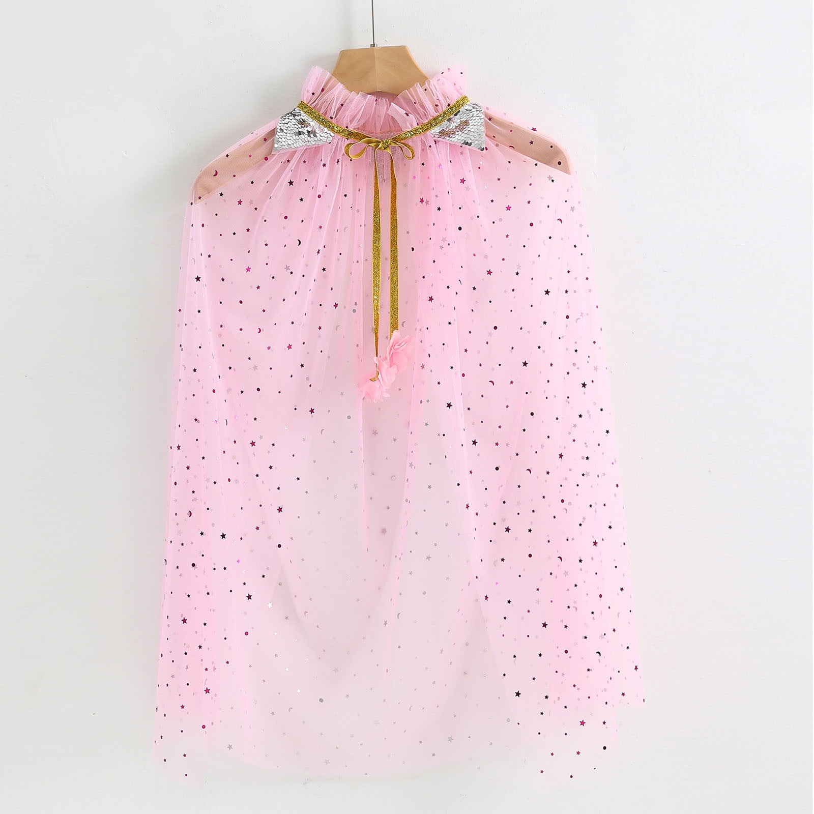 Huowey Kids Toddler Girls Lace Up Cape Party Robe Kids Holiday Party ...