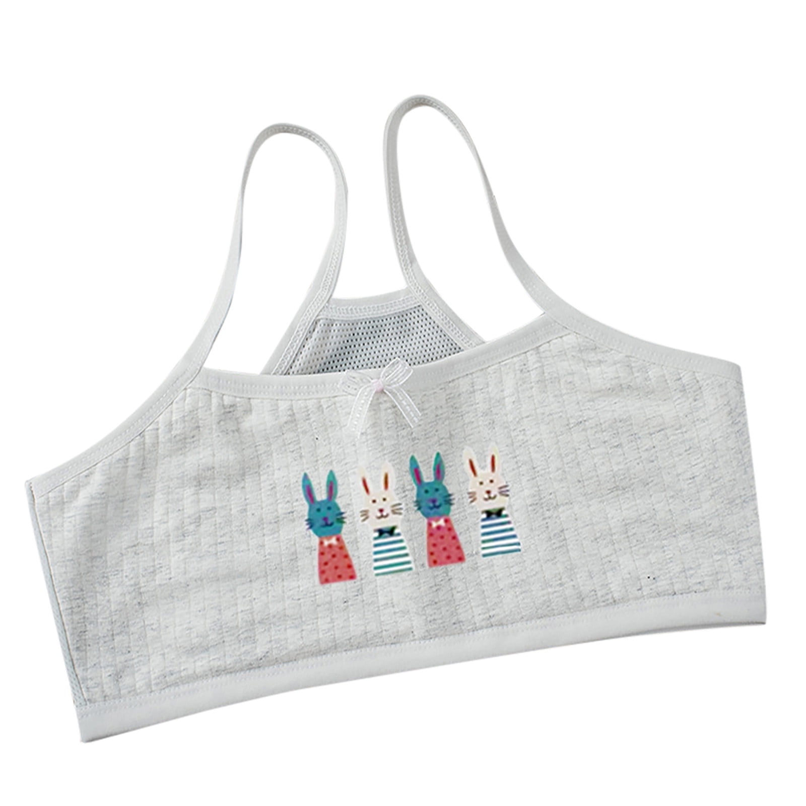 Huowey Little Girls Bras Back Double Mesh For Teen Girls Sports Vest ...