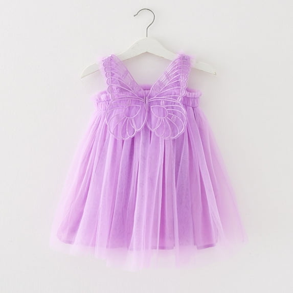 Huowey Toddler Girls Tutu Dresses Sleeveless Spaghetti Strap ...