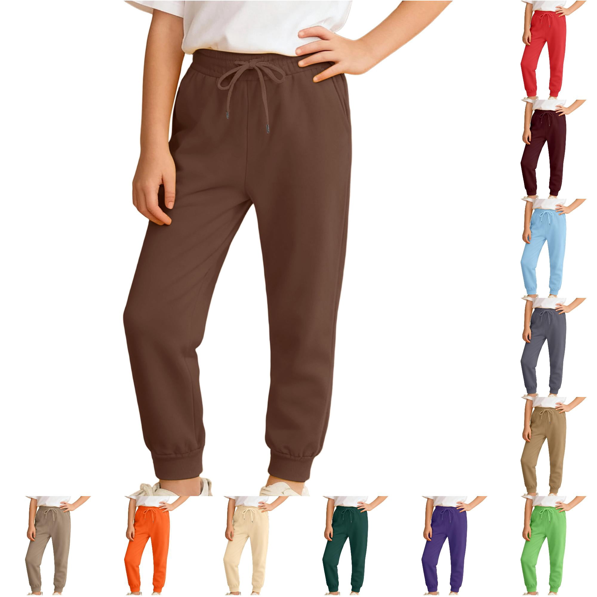 Huowey Toddler Kids Boys Jogger Pants Sweatpants Wide Leg Elastic ...