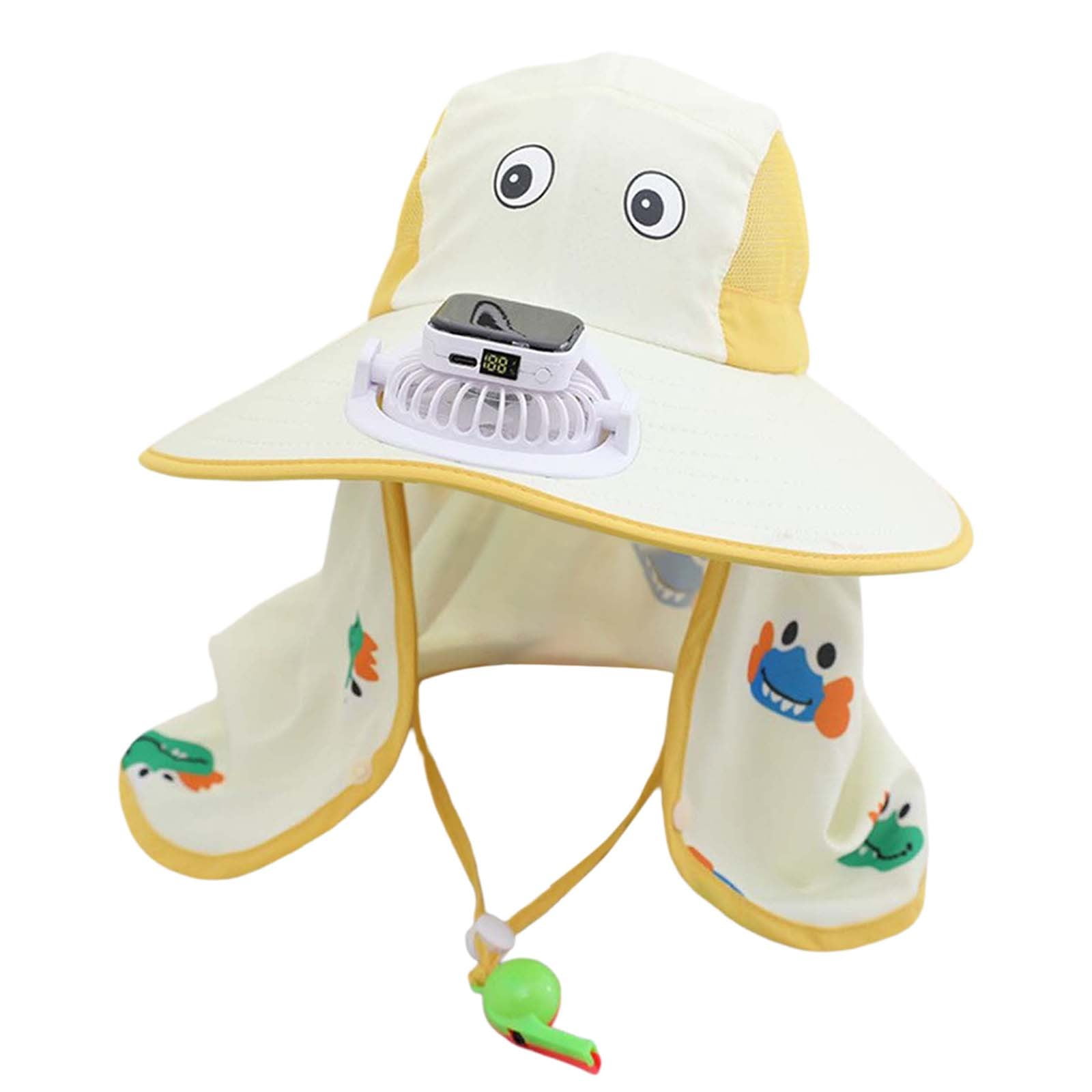 Huowey Toddler Kids Sun Hats Kids Solar Fan Hat With Usb Charging ...