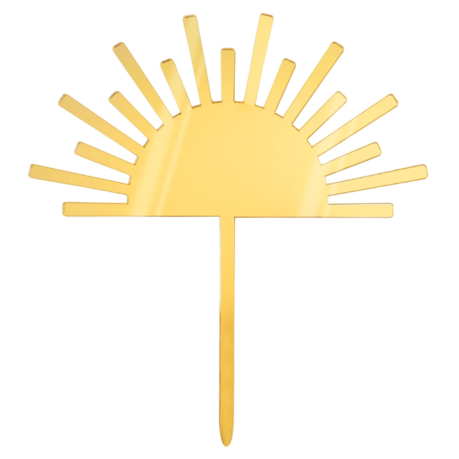 Huray Rayho Sun Acrylic BDF32 Cake Topper Boho Theme Mirror Cake Topper ...