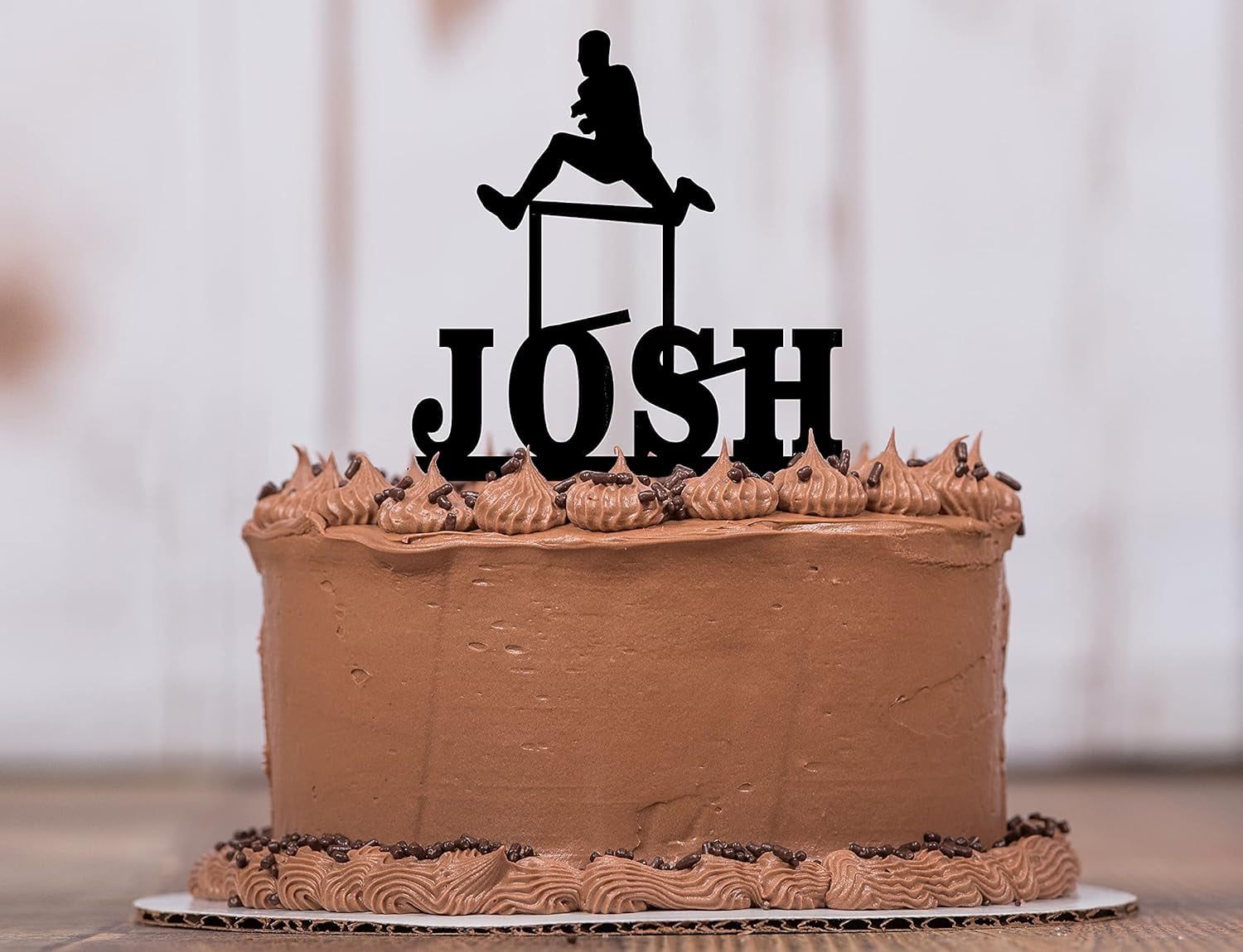 Hurdler Cake Topper, Track and Field, Sports Birthday Party ...