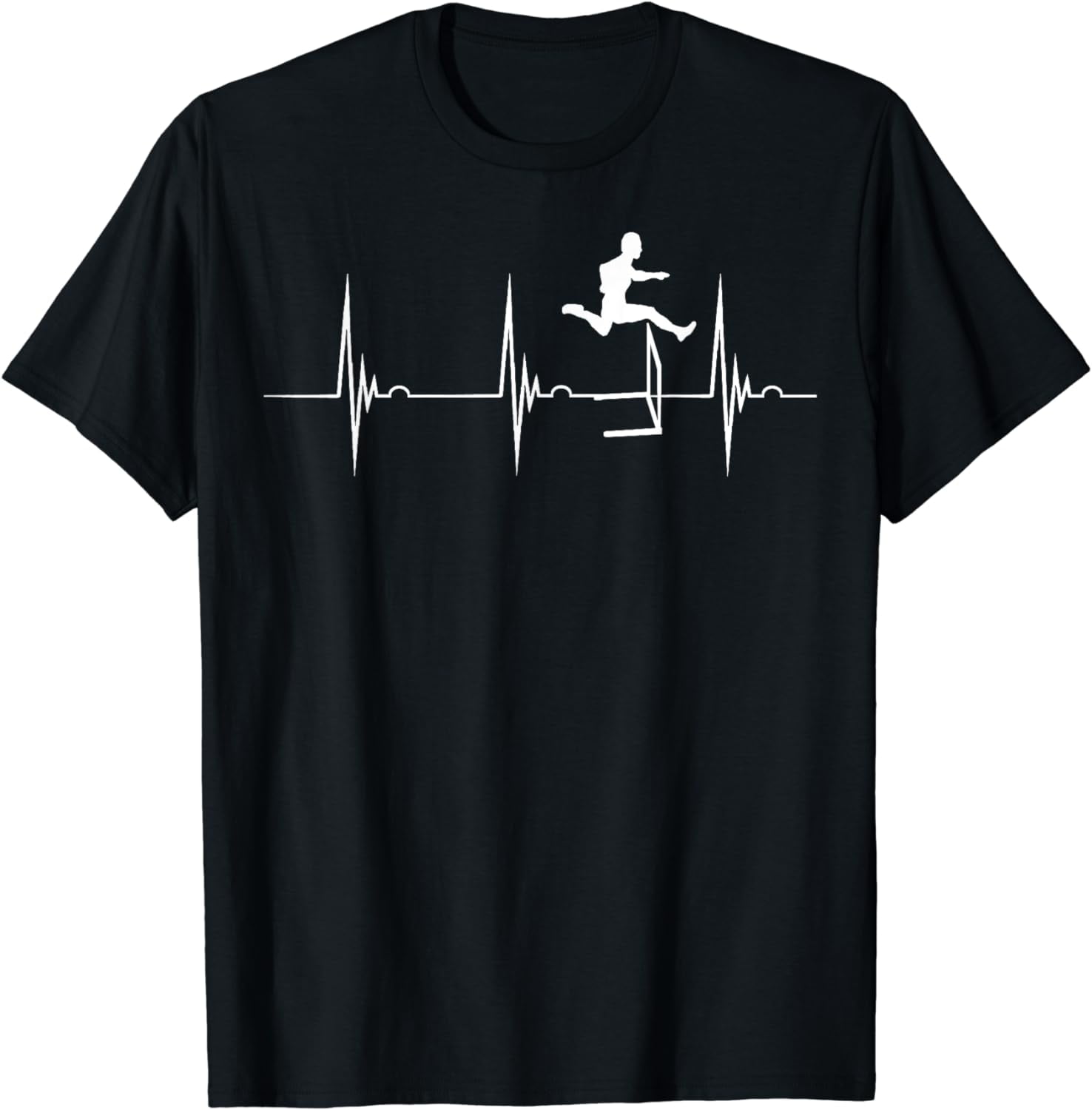 Hurdles Heartbeat Hurdler Pulse Line Track And Field T-Shirt - Walmart.com