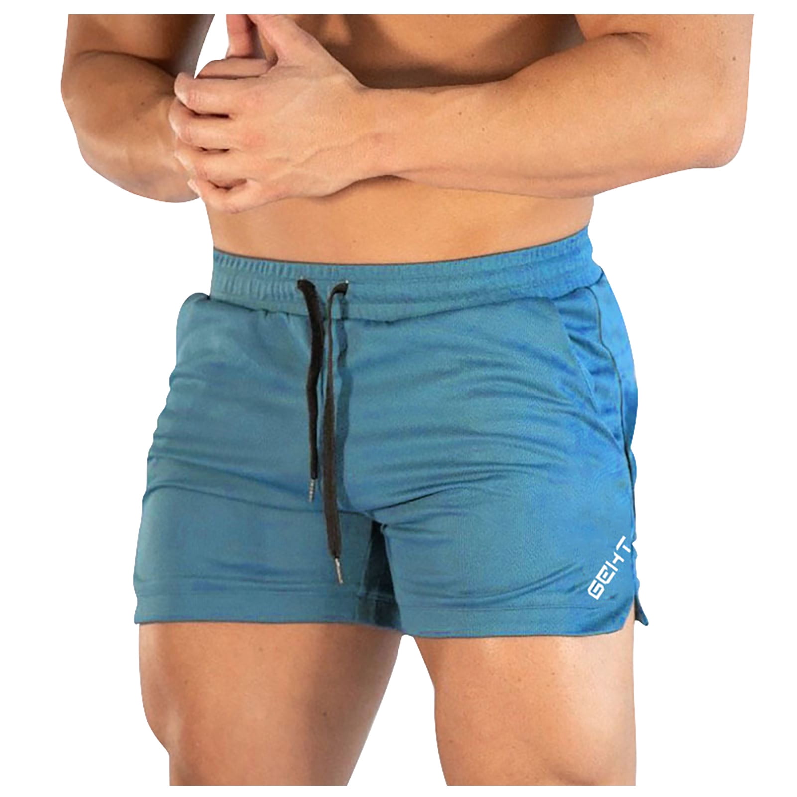 Huresd Men's Athletic Shorts Gym Workout Short Shorts Casual Shorts ...