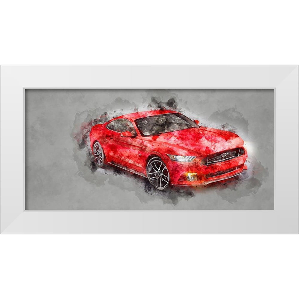 Hurk, James 18x11 White Modern Wood Framed Museum Art Print Titled ...