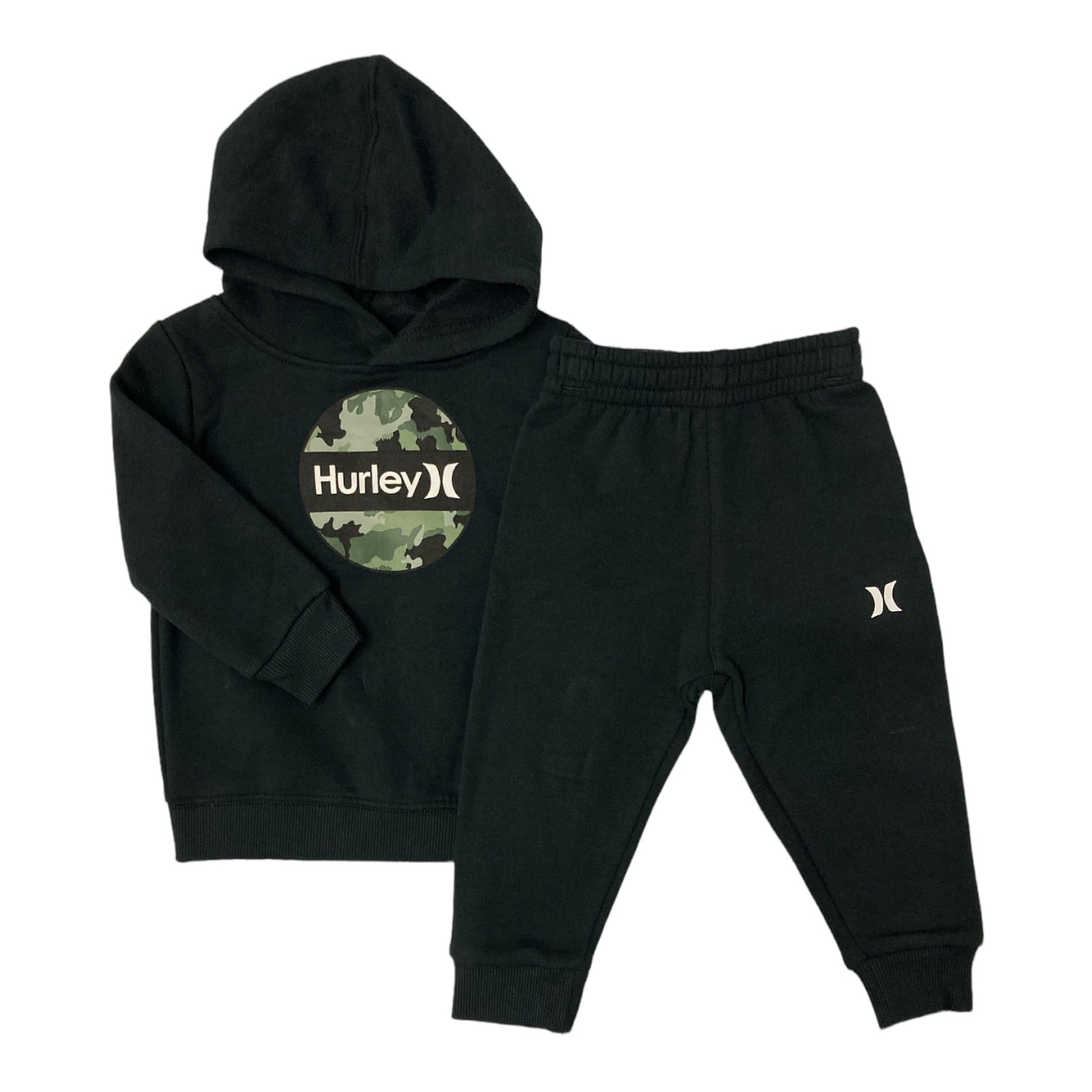 Hurley Boy's 2 Piece Easy Care Soft Warm Fleece Hoodie & Jogger Set ...