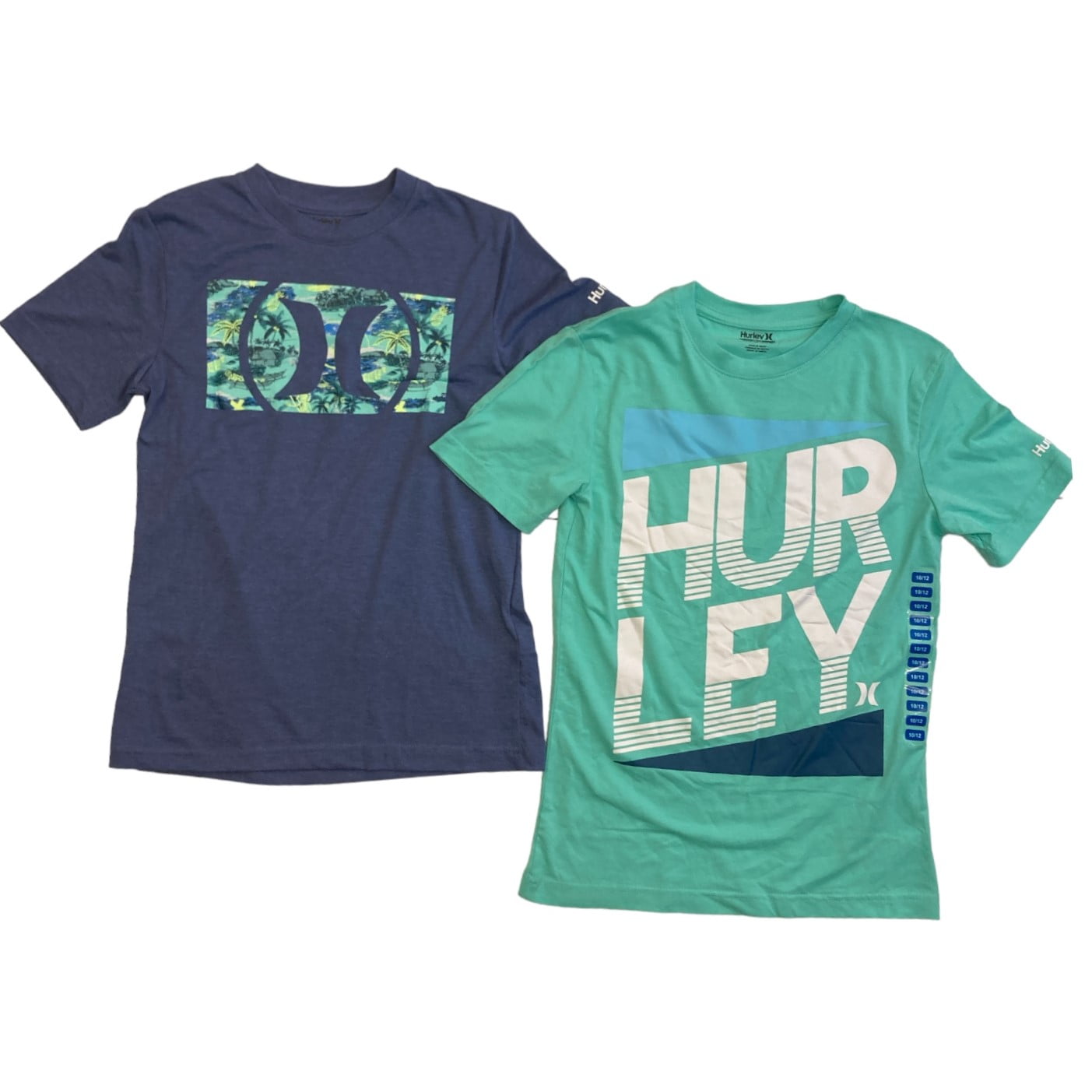 Hurley Boy's Short Sleeve Crew Neck Soft Jersey Graphic T-Shirt ...