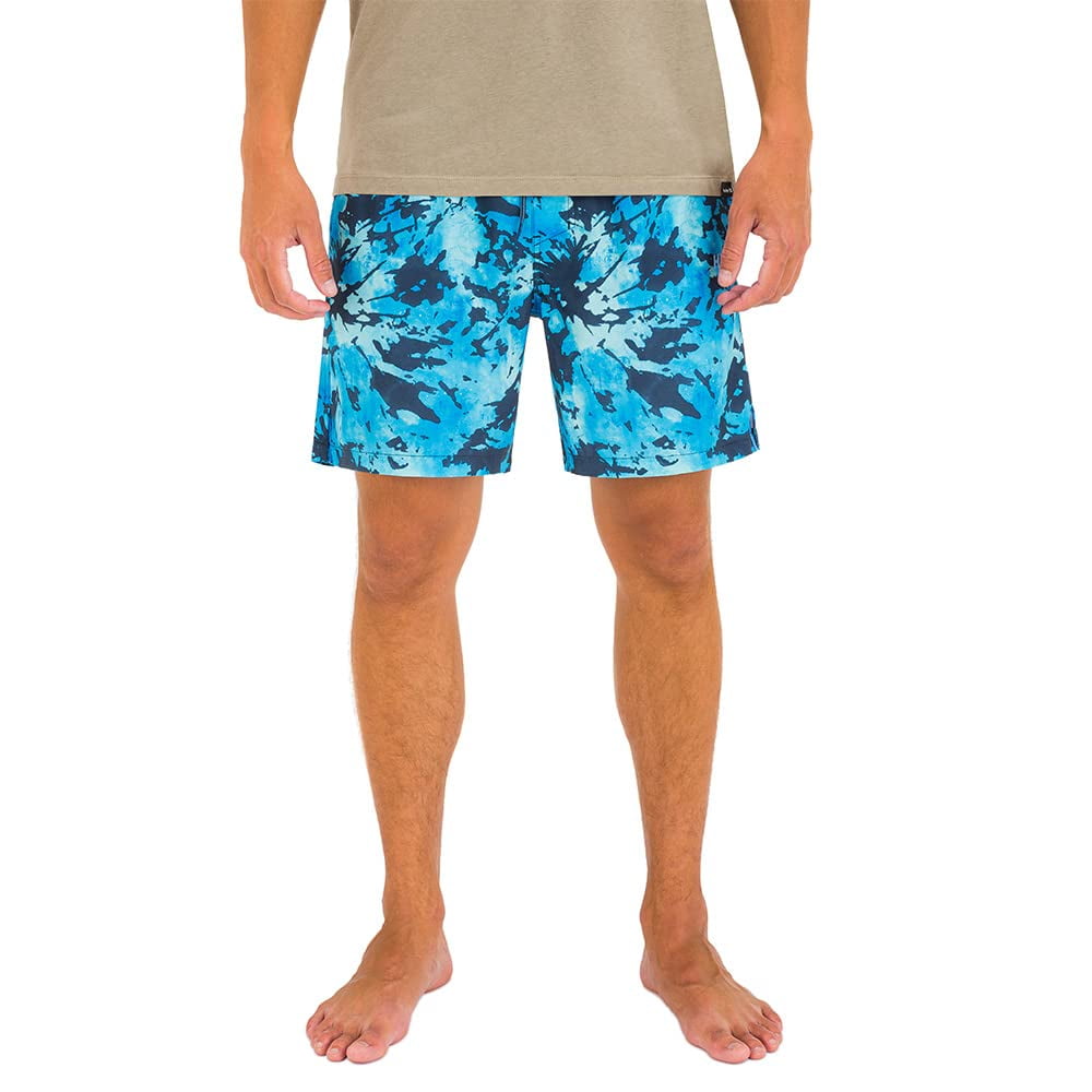 Hurley Explore H2O-Dri Trek II 17.5" Shorts Blue Glaze MD (32-33" Waist ...