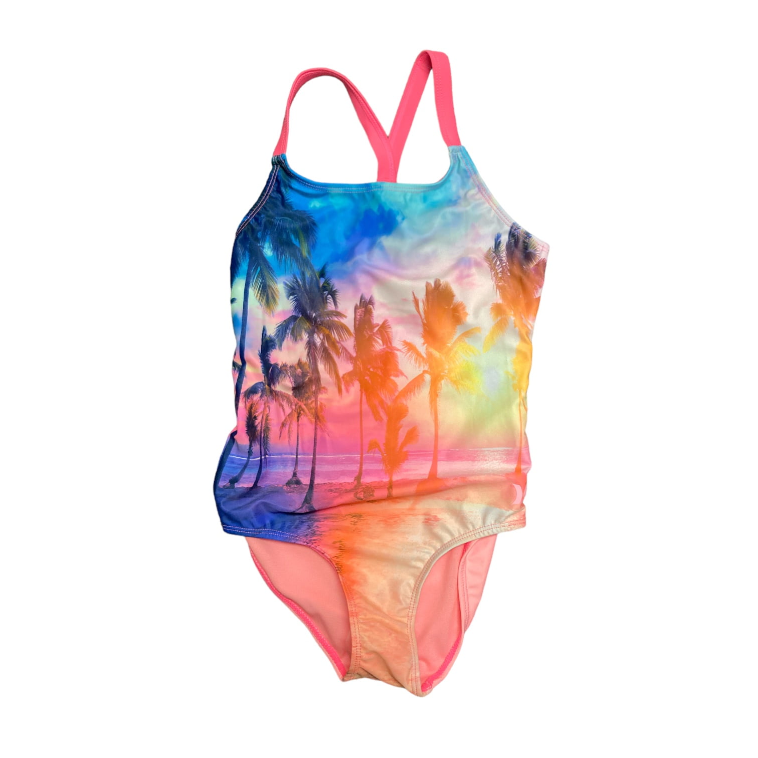 Hurley Girl's Breathable Lightweight Stretch One Piece UPF+50 Swimsuit ...