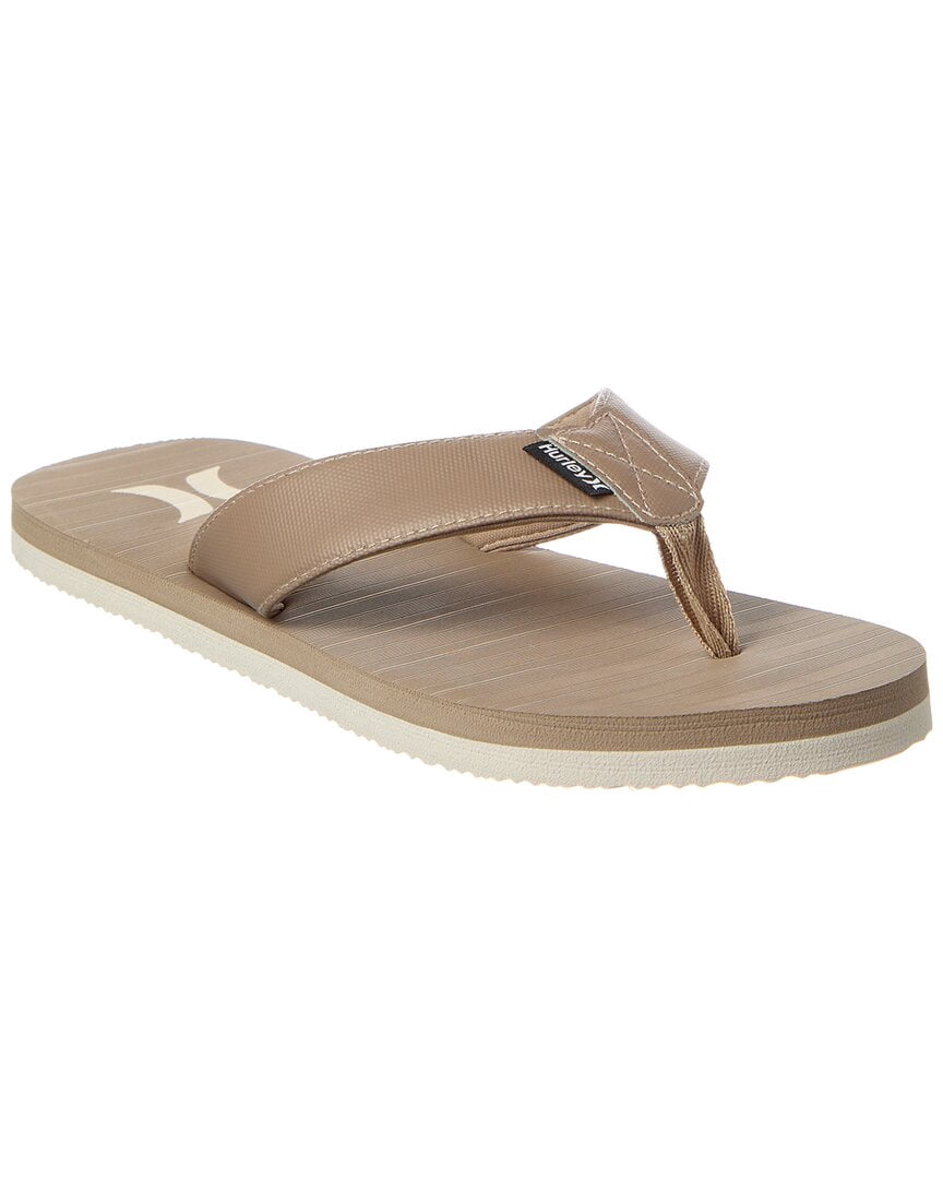 Hurley Layback Flip Flop, 8, Beige - Walmart.com