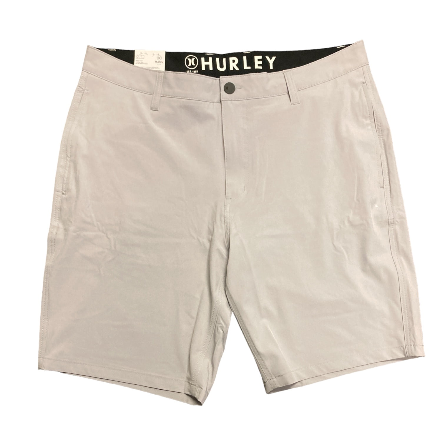 Hurley Men's All Day Hybrid Quick Dry 4 Way Stretch Short (Light Stone ...