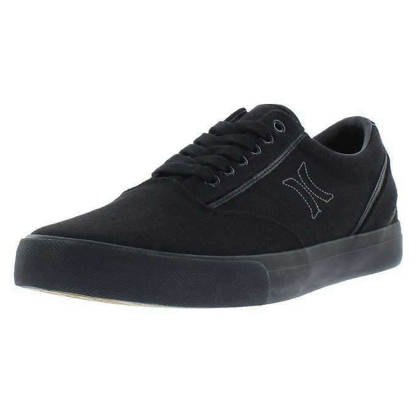 Hurley Arlo Men's Size 9 Black Canvas Lace-up Shoes, Lightweight ...