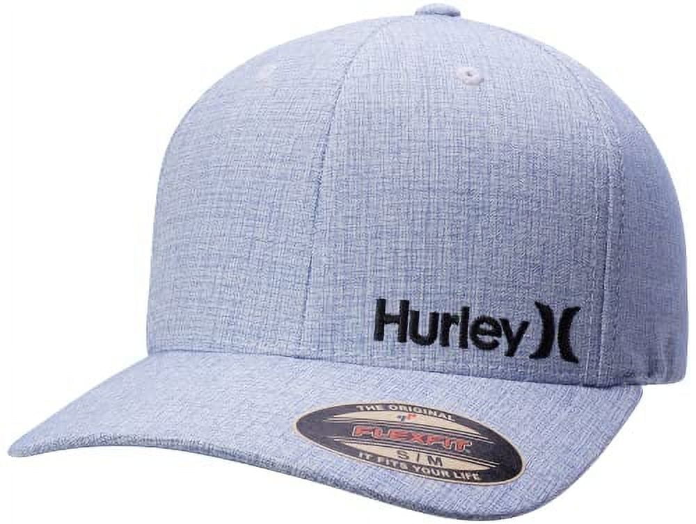 Hurley Men's Baseball Cap - Corp Stretch Fitted Hat, Size Small-Medium ...