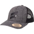Hurley Men's Baseball Cap - Icon Slash Curved Brim Trucker Hat, Size ...