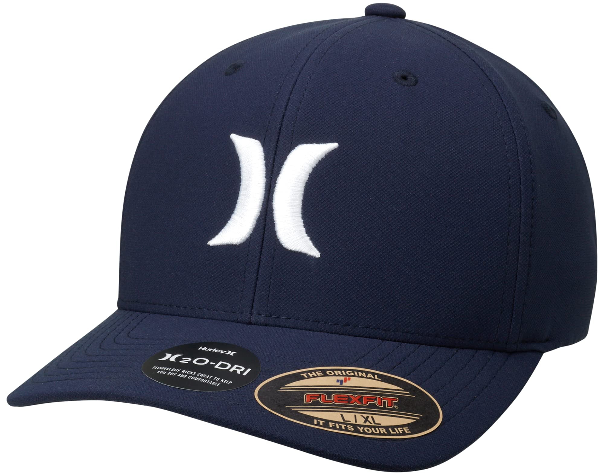 Hurley Men's Caps - One & Only Cap H2O Dri Flexfit Baseball Hats for ...