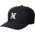 Hurley Men's Dri-Fit One & Only Flexfit Baseball Cap, Black/White, S-M ...